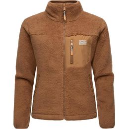 Ragwear Fleece Jacket 'Alaris' female Brown size M