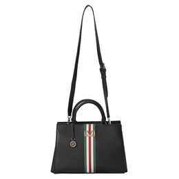 19V69 Italia Handtasche 'Dida' Damen Gr&ouml;&szlig;e One Size grasgr&uuml;n / rot / schwarz / wei&szlig;