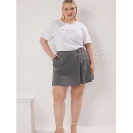 Trendyol Curve Rock Damen Gr&ouml;&szlig;e 48 anthrazit