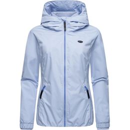Ragwear Funktionsjacke 'Dizzie' Damen Gr&ouml;&szlig;e XXL hellblau / schwarz