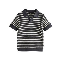 next Poloshirt Jungen Gr&ouml;&szlig;e 74 grau / wei&szlig;
