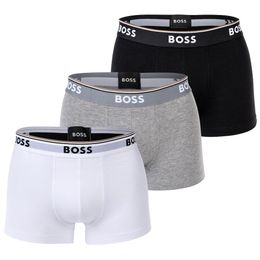 BOSS Boxershorts 'Power' Herren Gr&ouml;&szlig;e XXL graumeliert / schwarz / wei&szlig;