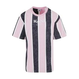 Karl Kani T-Shirt Herren Gr&ouml;&szlig;e XS rosa / schwarzmeliert / wei&szlig;