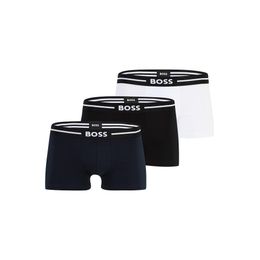 BOSS Boxershorts Herren Gr&ouml;&szlig;e L dunkelblau / schwarz / wei&szlig;