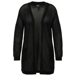 Ulla Popken Knit Cardigan female Black size 42-44
