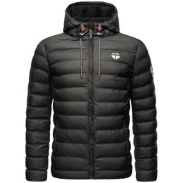 STONE HARBOUR Winterjacke 'Zaharoo' Herren Gr&ouml;&szlig;e M schwarz / wei&szlig;