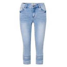 KOROSHI Jeans Damen Gr&ouml;&szlig;e 34 blue denim / hellgrau
