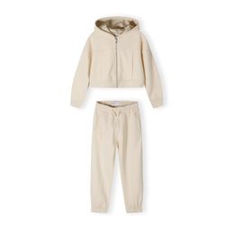 MINOTI Jogginganzug M&auml;dchen Gr&ouml;&szlig;e 152/158 beige