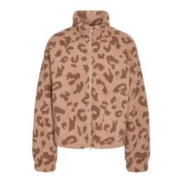Noisy may Jacke 'NMCUDDLE' Damen Gr&ouml;&szlig;e M camel / dunkelbeige