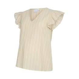 MAMALICIOUS Umstand Bluse 'FLORENS' Damen Gr&ouml;&szlig;e L creme / wei&szlig;