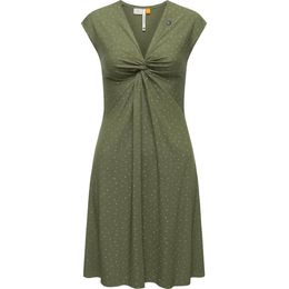 Ragwear Kleid 'Comfrey' Damen Gr&ouml;&szlig;e 36 oliv / wei&szlig; Winterkleid