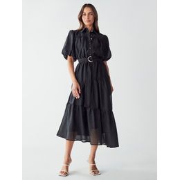 St Mrlo Shirt Dress 'VEIL ' female Black size 18