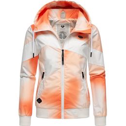 Ragwear Funktionsjacke 'Nuggie' Damen Gr&ouml;&szlig;e S orange / wei&szlig;