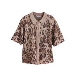next Bluse Damen Gr&ouml;&szlig;e XXL dunkelbraun / taupe