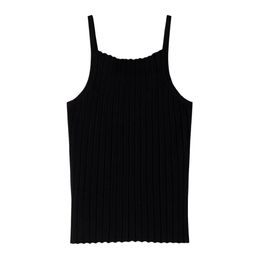 Bershka Knitted Top female Black size M