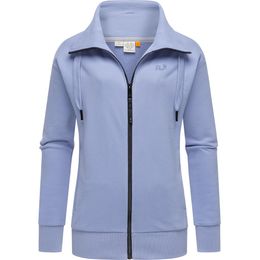Ragwear Zip-Up Hoodie 'Shocky' female Blue size XXL
