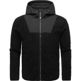 Ragwear Funktionsfleecejacke 'Adar' Herren Gr&ouml;&szlig;e XL anthrazit / schwarz