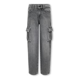 ONLY GIRLS Jeans 'KOGHARMONY' M&auml;dchen Gr&ouml;&szlig;e 116 grey denim