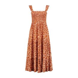 Shiwi Kleid Damen Gr&ouml;&szlig;e 36 creme / rostbraun / cognac Winterkleid