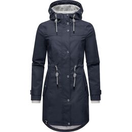 PEAK TIME Raincoat female Blue size XXL