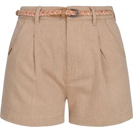 Ragwear Shorts 'Sorenn' Damen Gr&ouml;&szlig;e 36 creme / camel / braun / rosa / wei&szlig;