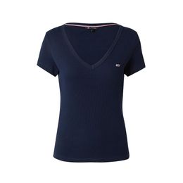 Tommy Jeans T-Shirt 'ESSENTIAL' Damen Gr&ouml;&szlig;e M navy / rot / wei&szlig;