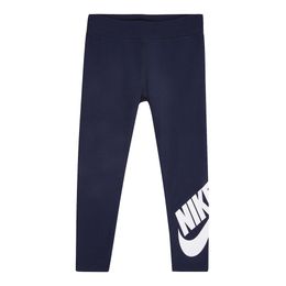 Nike Sportswear Leggings 'Club' M&auml;dchen Gr&ouml;&szlig;e 122 navy / wei&szlig;