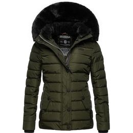 Navahoo Jacke Damen Gr&ouml;&szlig;e L oliv Winterjacke