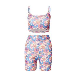 Nasty Gal Set Damen Gr&ouml;&szlig;e XXS blau / pastellgelb / pfirsich / rosa