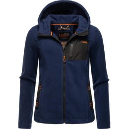 Marikoo Fleece Jacket 'Mount Iwaki' female Blue size XL