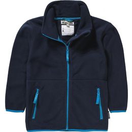 Playshoes Fleecejacke Jungen Gr&ouml;&szlig;e 116 himmelblau / dunkelblau
