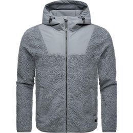 Ragwear Athletic Fleece Jacket 'Adar' male Grey size M