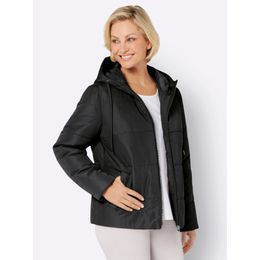 WITT Damen Steppjacke mit zwei Taschen, schwarz, Gr&ouml;&szlig;e 40