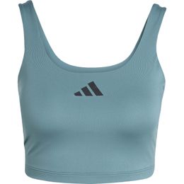 Adidas Pwr Tanktop Damen - gr&uuml;n - Gr. L - Polyester/Elastan