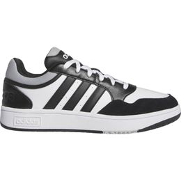 Adidas Hoops 3.0 Sneaker Herren - wei&szlig; - Gr. 46 - Synthetik/Leder