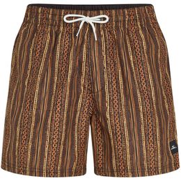 O`Neill O'neill Oneill Cali Print Badehose Herren - orange - Gr. L - Polyester