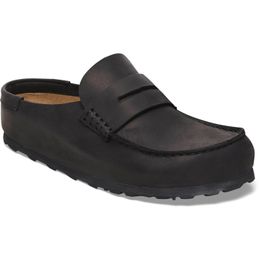 Birkenstock Naples Wrapped Leoi Sandalen - schwarz - Gr. 43 - Nubukleder