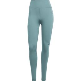 Adidas Own The Run Lauftights Damen - gr&uuml;n - Gr. XL - Polyester/Elastan