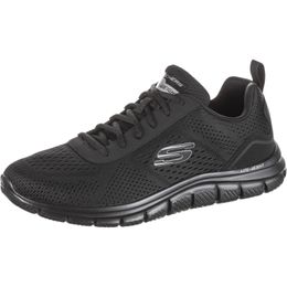 Skechers Track Sneaker Herren - schwarz - Gr. 44 - Polyester