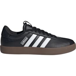 Adidas Vl Court 3.0 Sneaker Damen - schwarz - Gr. 39 1/3 - Lederimitat
