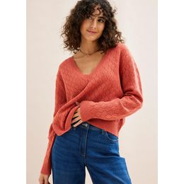 bonprix Ajour-Pullover, rosa