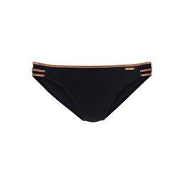 Bruno Banani Bikinihose Damen Gr&ouml;&szlig;e XS gold / schwarz