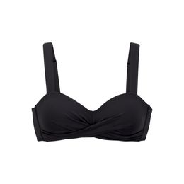 Lascana Bikinitop Damen Gr&ouml;&szlig;e 75 schwarz