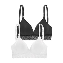 Petite Fleur Umstand BH Damen Gr&ouml;&szlig;e 75 schwarz / wei&szlig;