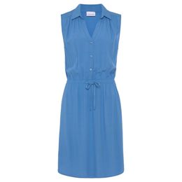Lascana Blusenkleid Damen Gr&ouml;&szlig;e 40 blau Winterkleid