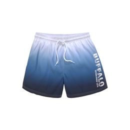 Buffalo Badeshorts Herren Gr&ouml;&szlig;e S navy / hellblau / wei&szlig;