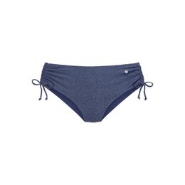 Lascana Bikinihose Damen Gr&ouml;&szlig;e S nachtblau / silber