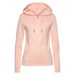 H.I.S. H.I.S Sweatjacke Damen Gr&ouml;&szlig;e 6XL/7XL pastellpink / wei&szlig;