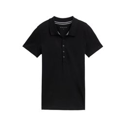 Tom Tailor Poloshirt Damen Gr&ouml;&szlig;e M schwarz