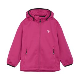Color Kids Funktionsjacke M&auml;dchen Gr&ouml;&szlig;e 128 dunkelpink / wei&szlig;